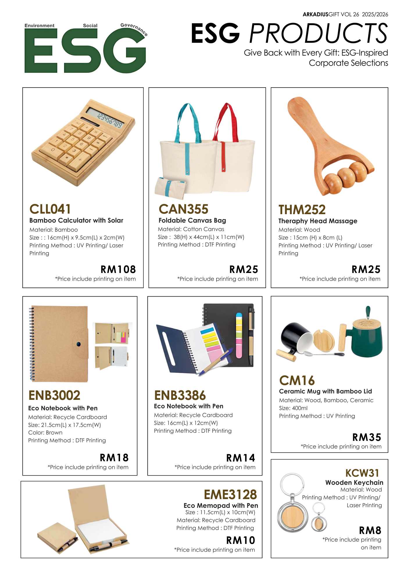 ESG Corporate Gift Malaysia: 20 Thoughtful & Sustainable Ideas for 2025 ...